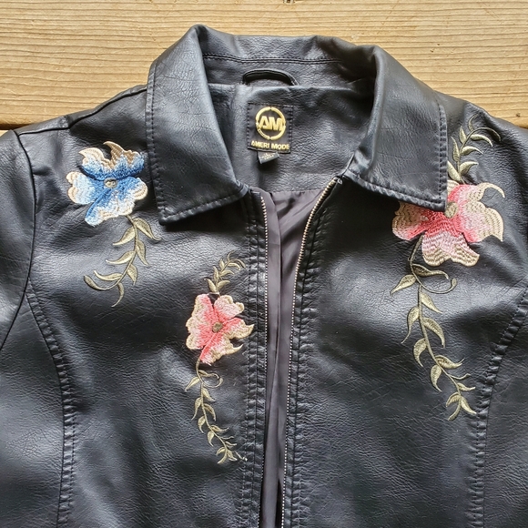 Jackets & Coats | Ameri Mode Faux Leather Jacket | Poshmark